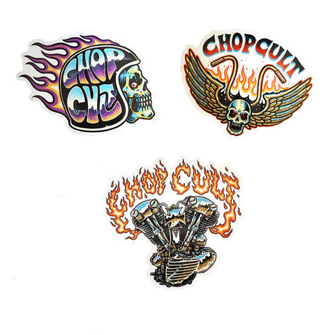 Chop Cult Sticker 3 Pack — ChopCult